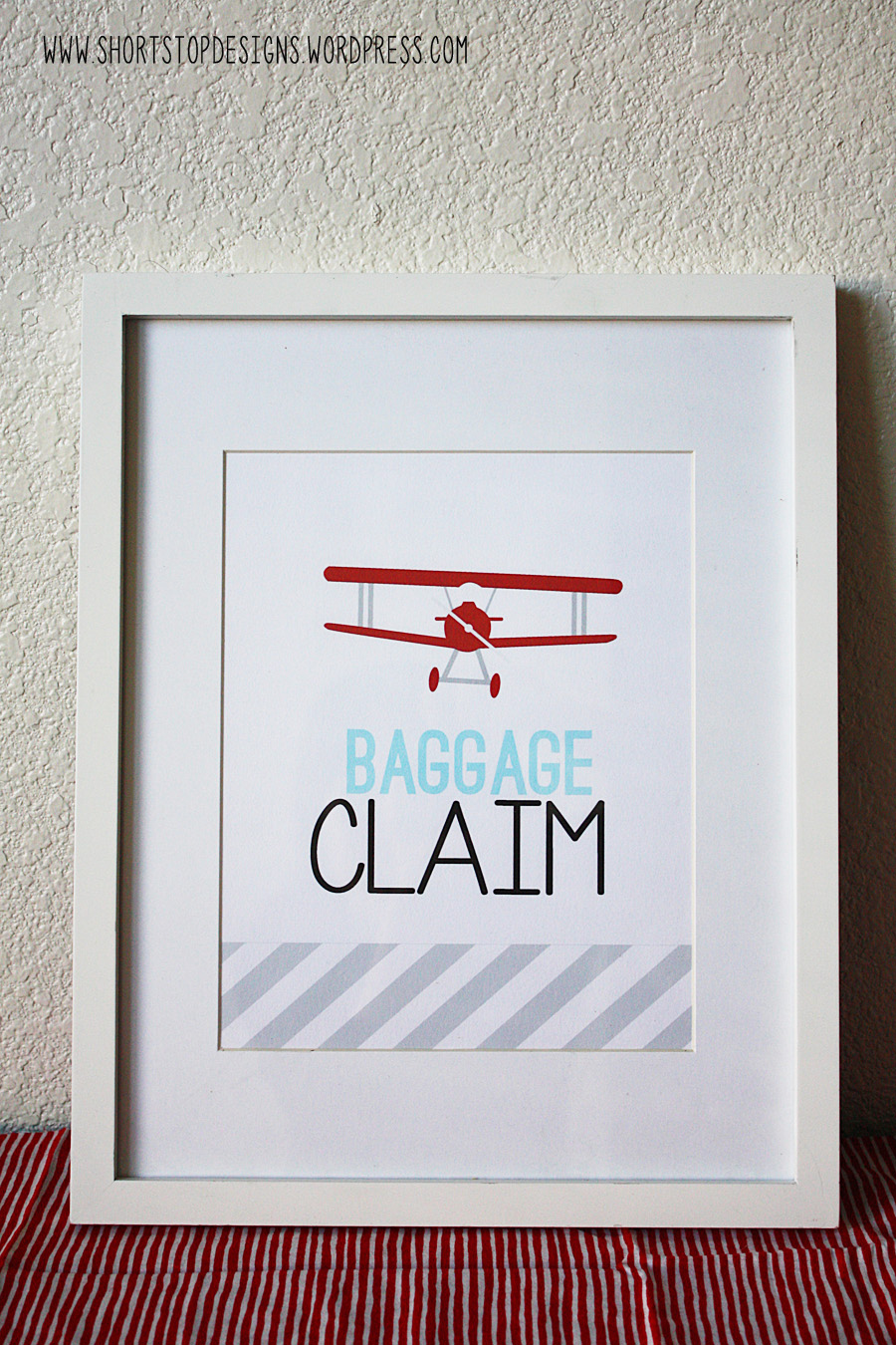 Plane Party Printables – Short Stop Designs